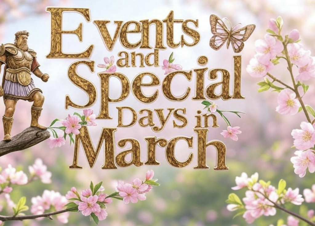 Important Dates March (2025) - simply cool news